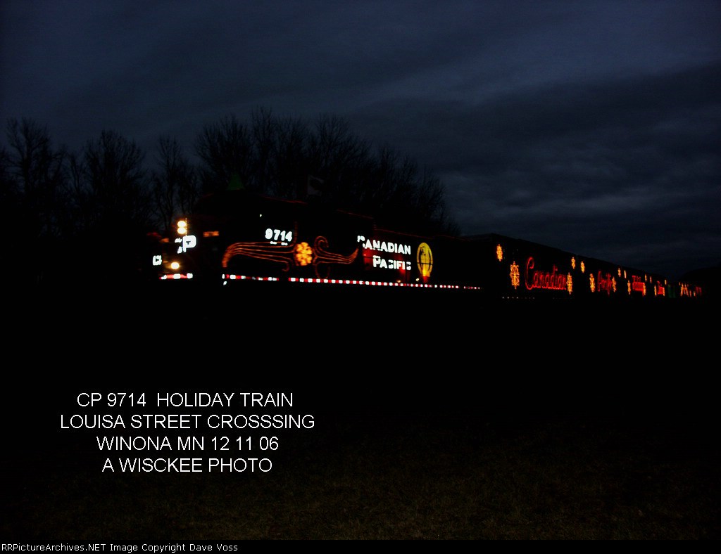 CP 9714 and Holiday Train